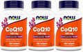 NOW Foods CoQ10 softgels for heart health