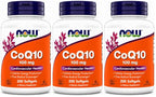 NOW Foods CoQ10 softgels for heart health