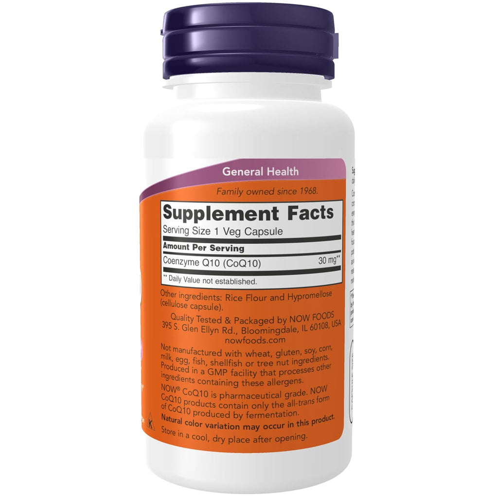 NOW Foods coq10 supplement benefits