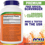 NOW Foods cordyceps for athletic performance
