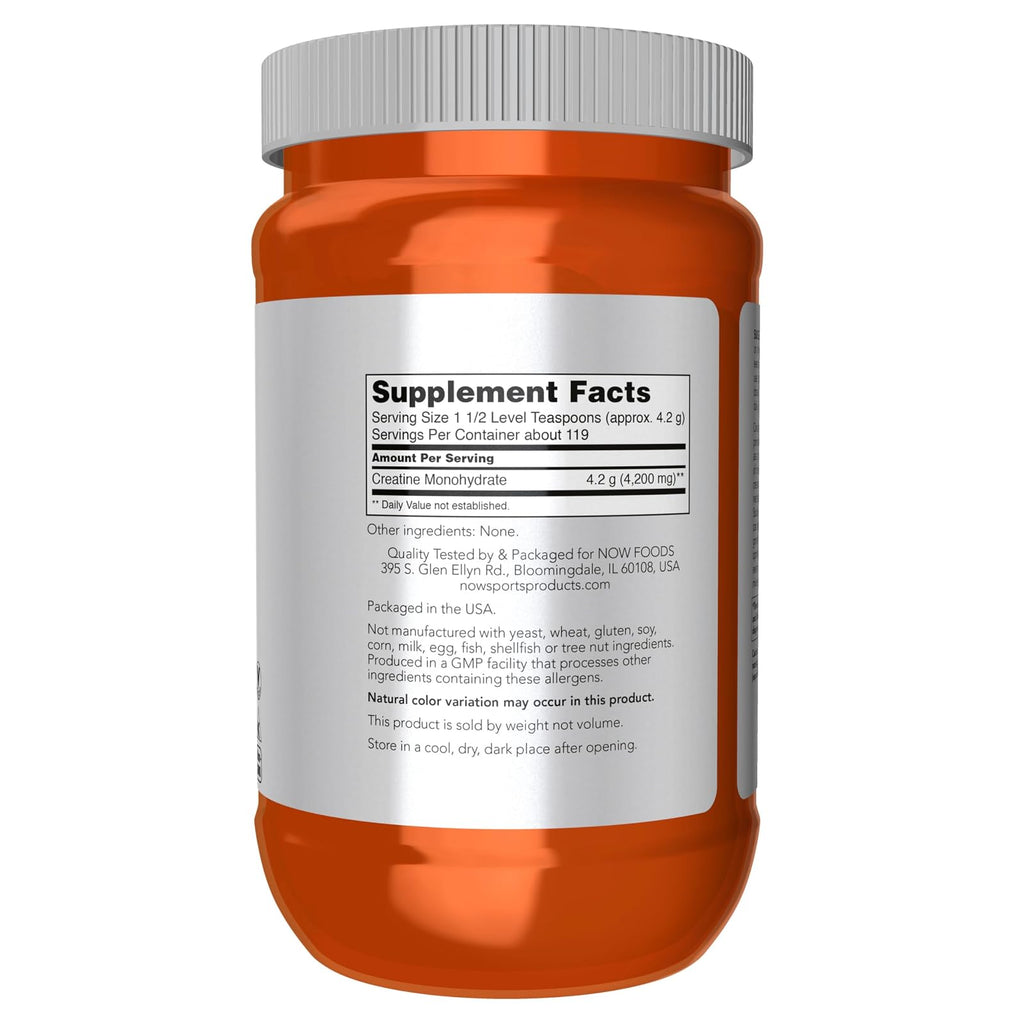 NOW Foods creatine powder for athletes