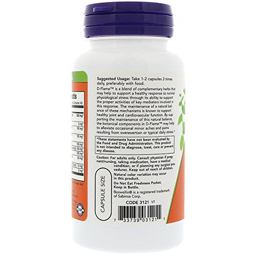 Now Foods D-Flame iron bisglycinate