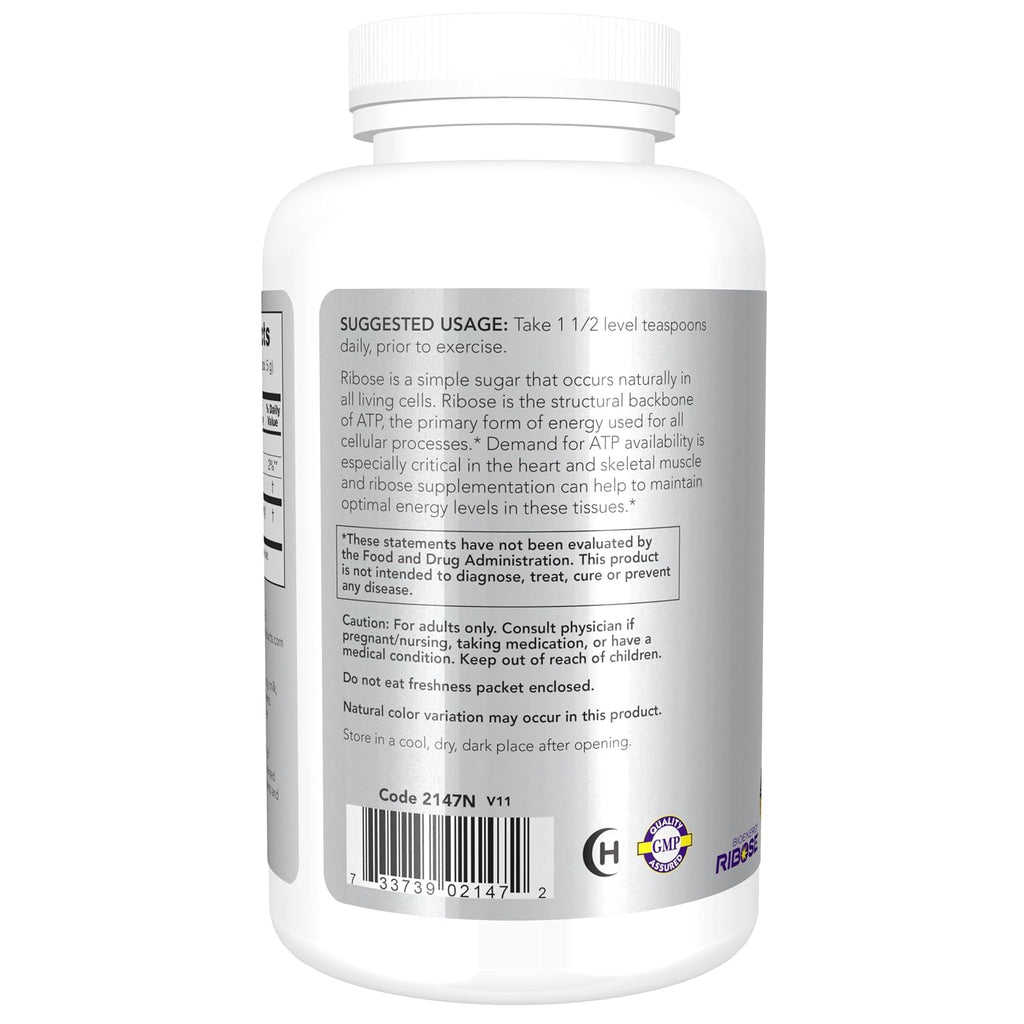 NOW Foods D-Ribose supports athletic performance