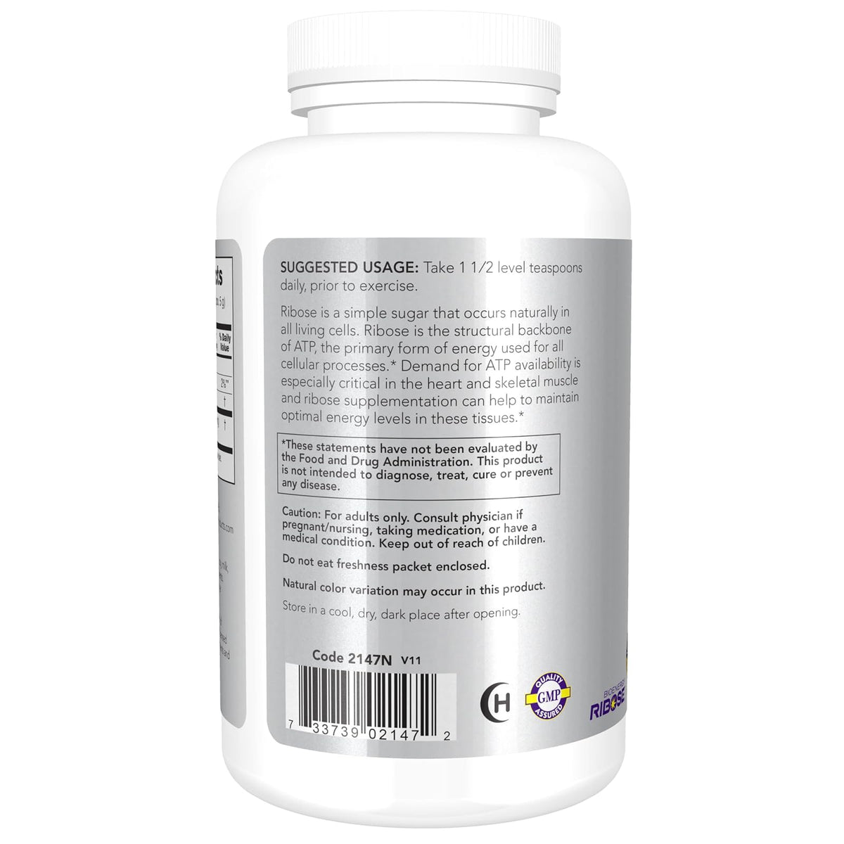 NOW Foods D-Ribose supports athletic performance