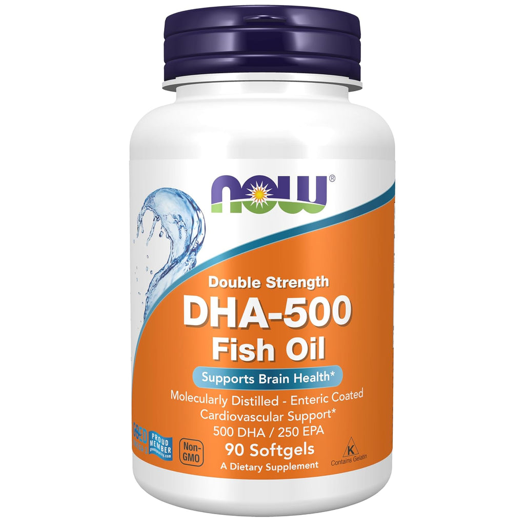 NOW Foods DHA-500 softgels benefits