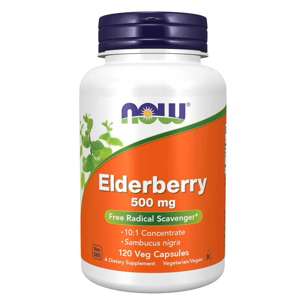 NOW Foods elderberry capsules for immunity