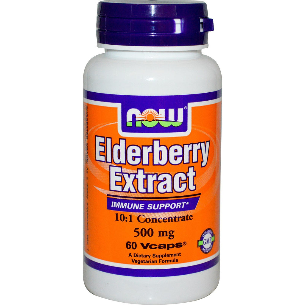 Now Foods elderberry immune support capsules