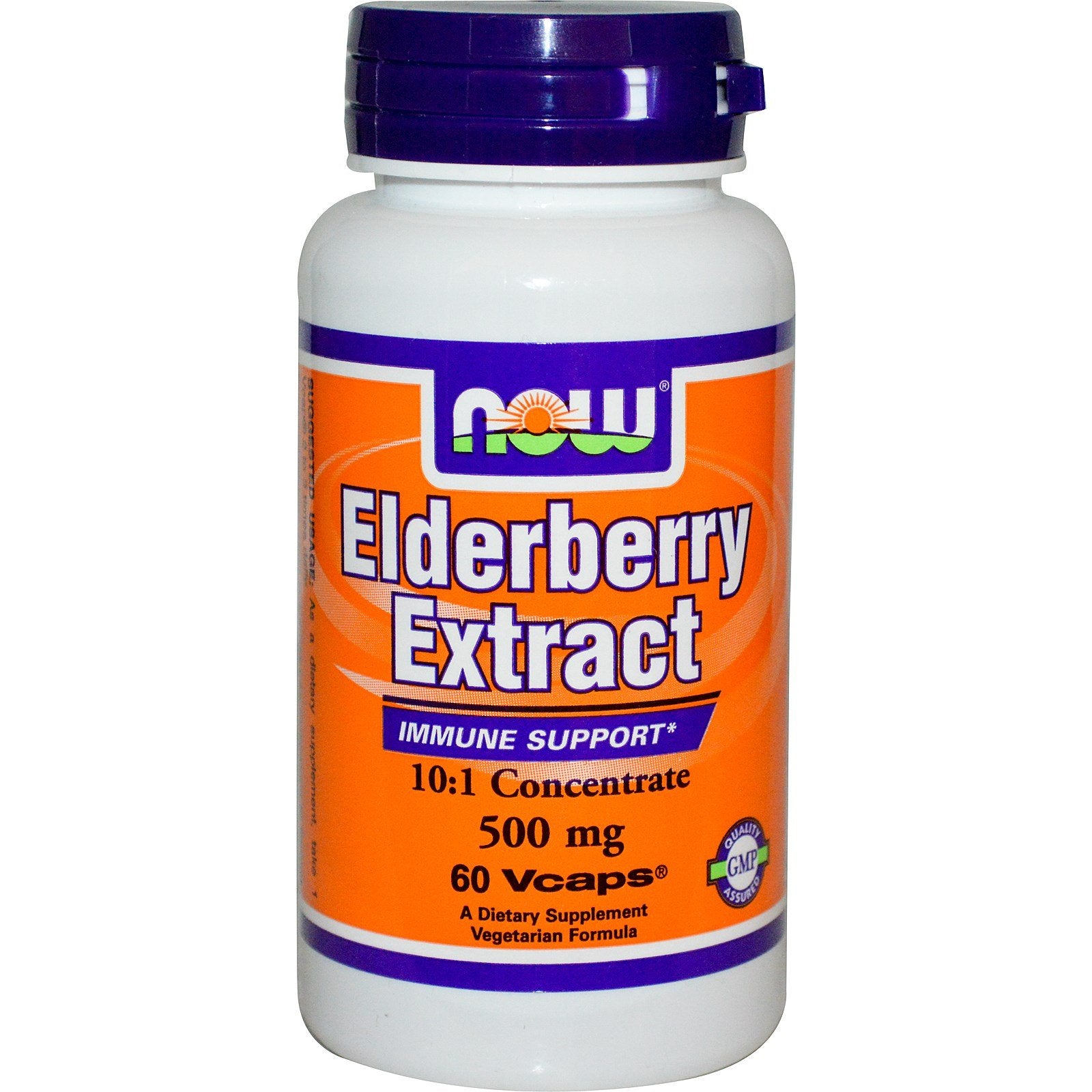 Now Foods elderberry immune support capsules