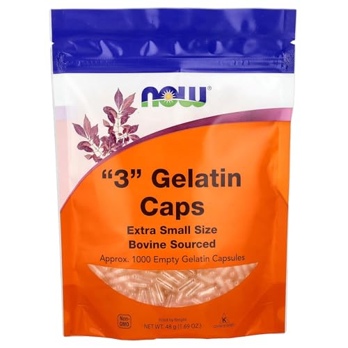 Now Foods empty gel caps for supplements