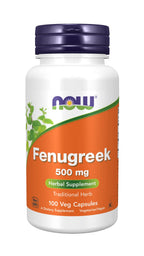 NOW Foods Fenugreek 500 mg capsules