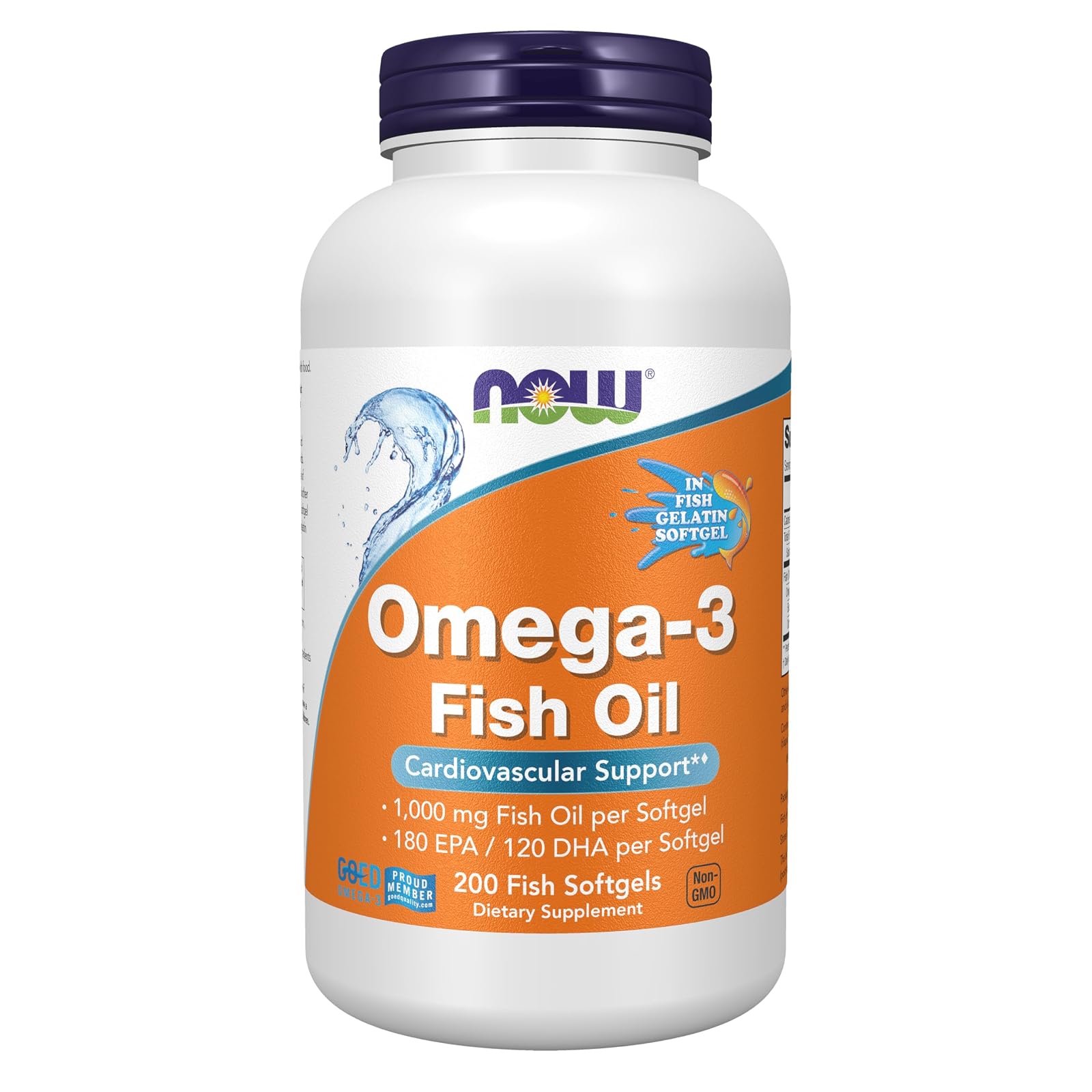 NOW Foods fish oil softgels