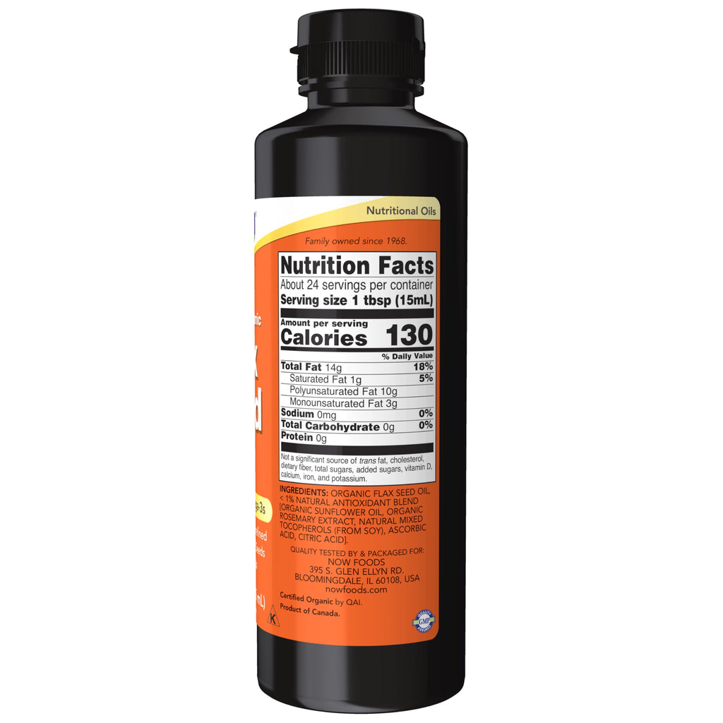 NOW Foods flax seed oil supplement