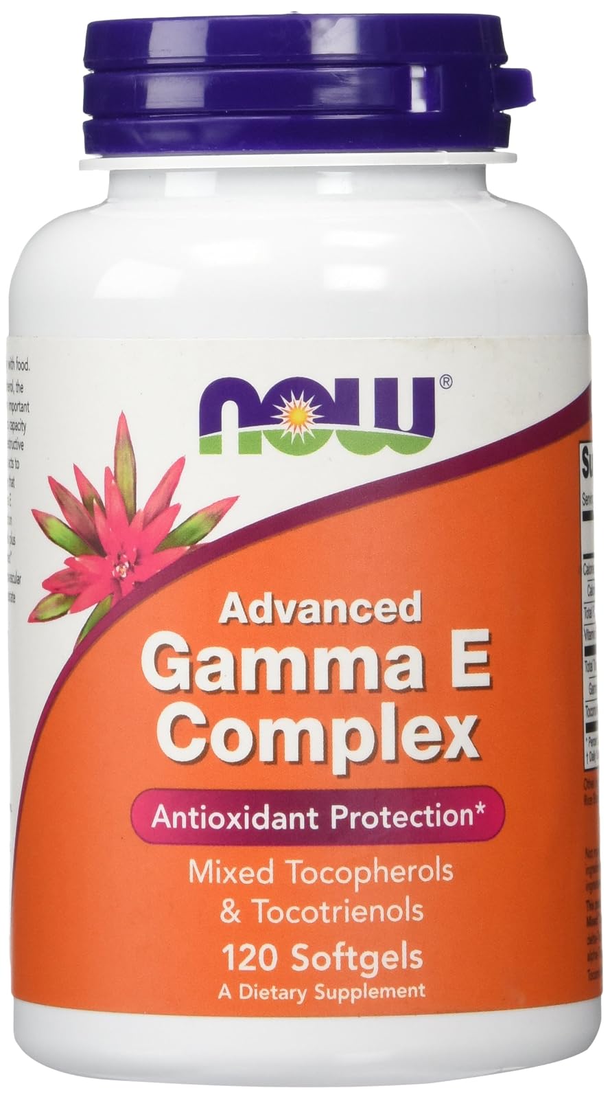 NOW Foods Gamma E Complex softgels for vitamin E benefits