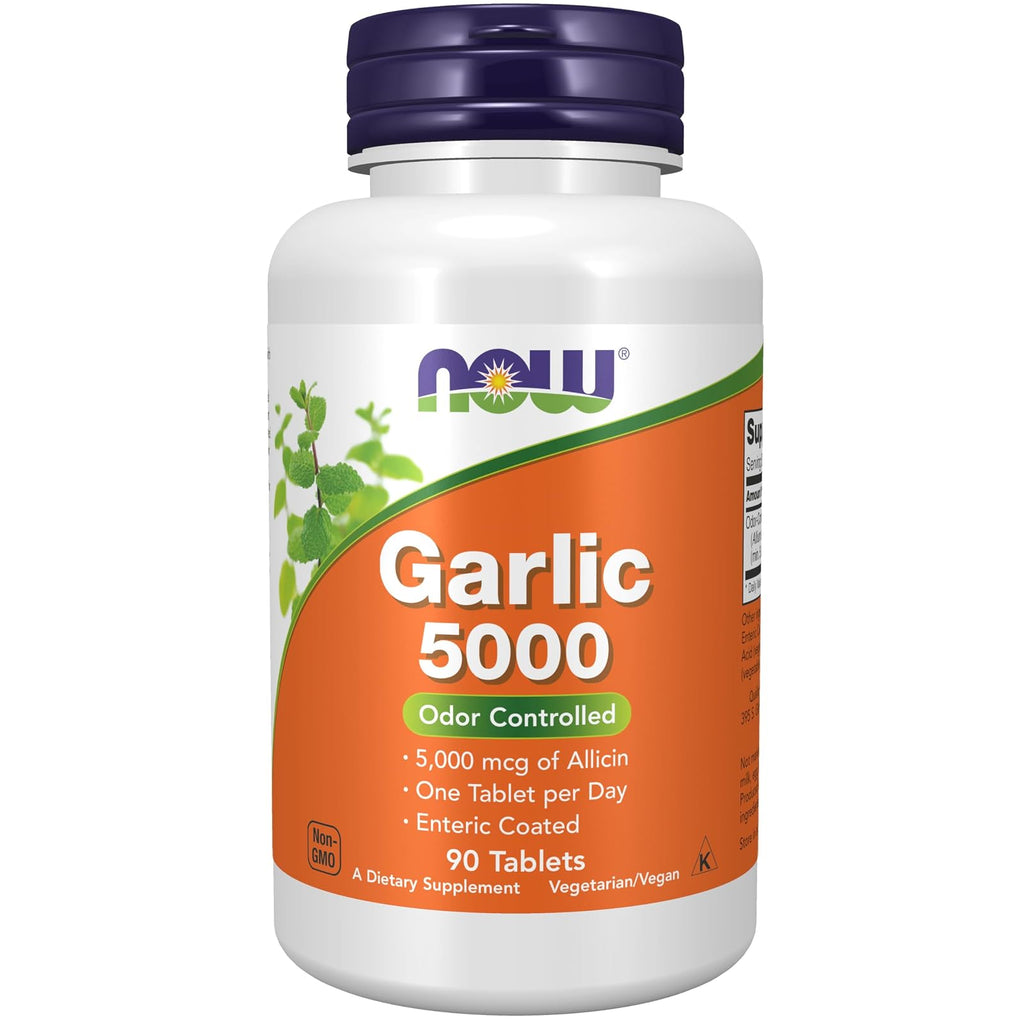 NOW Foods garlic supplement tablets