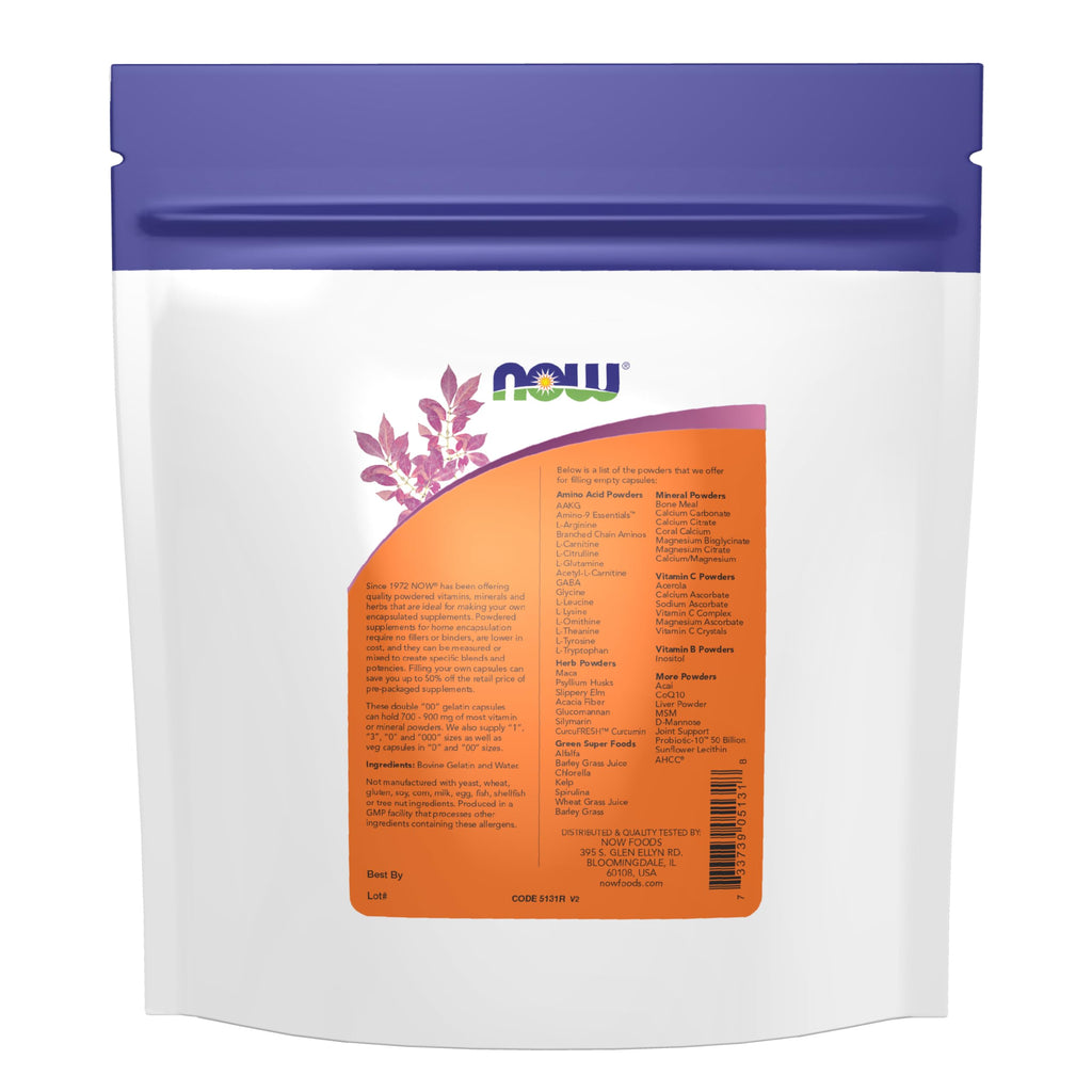 Now Foods Gelatin Caps 750 count