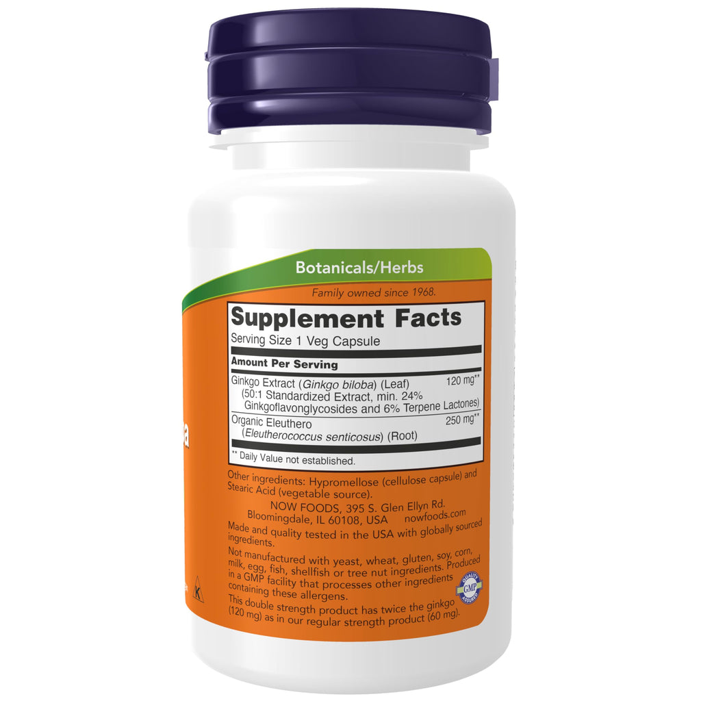 NOW Foods ginkgo biloba benefits