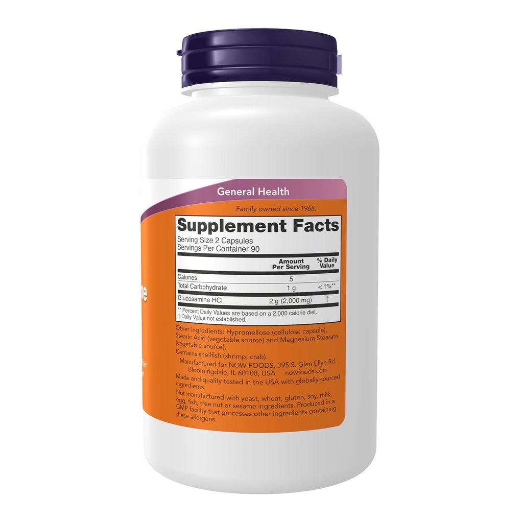 NOW Foods glucosamine 1000 mg supplement
