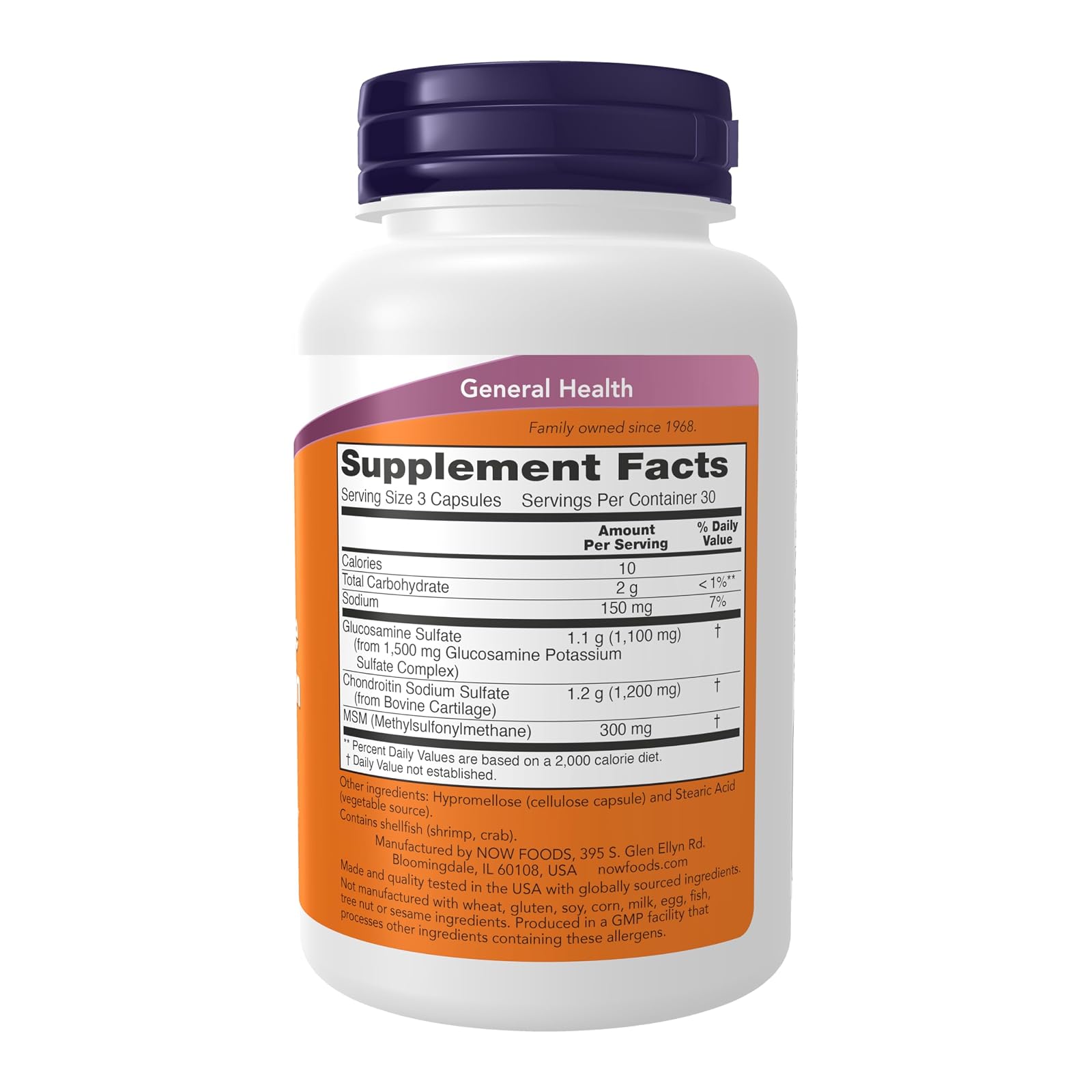 NOW Foods glucosamine for healthy joints