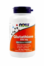 Now Foods glutathione 500 mg capsules