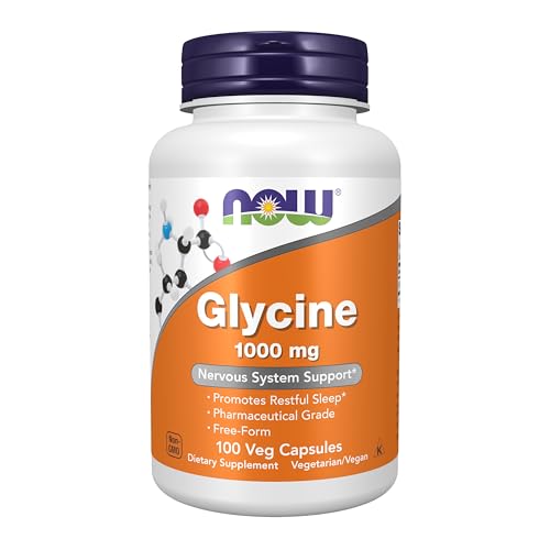 NOW Foods glycine supplement for relaxation