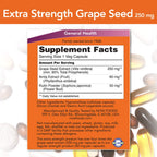 NOW Foods grape seed extract capsules