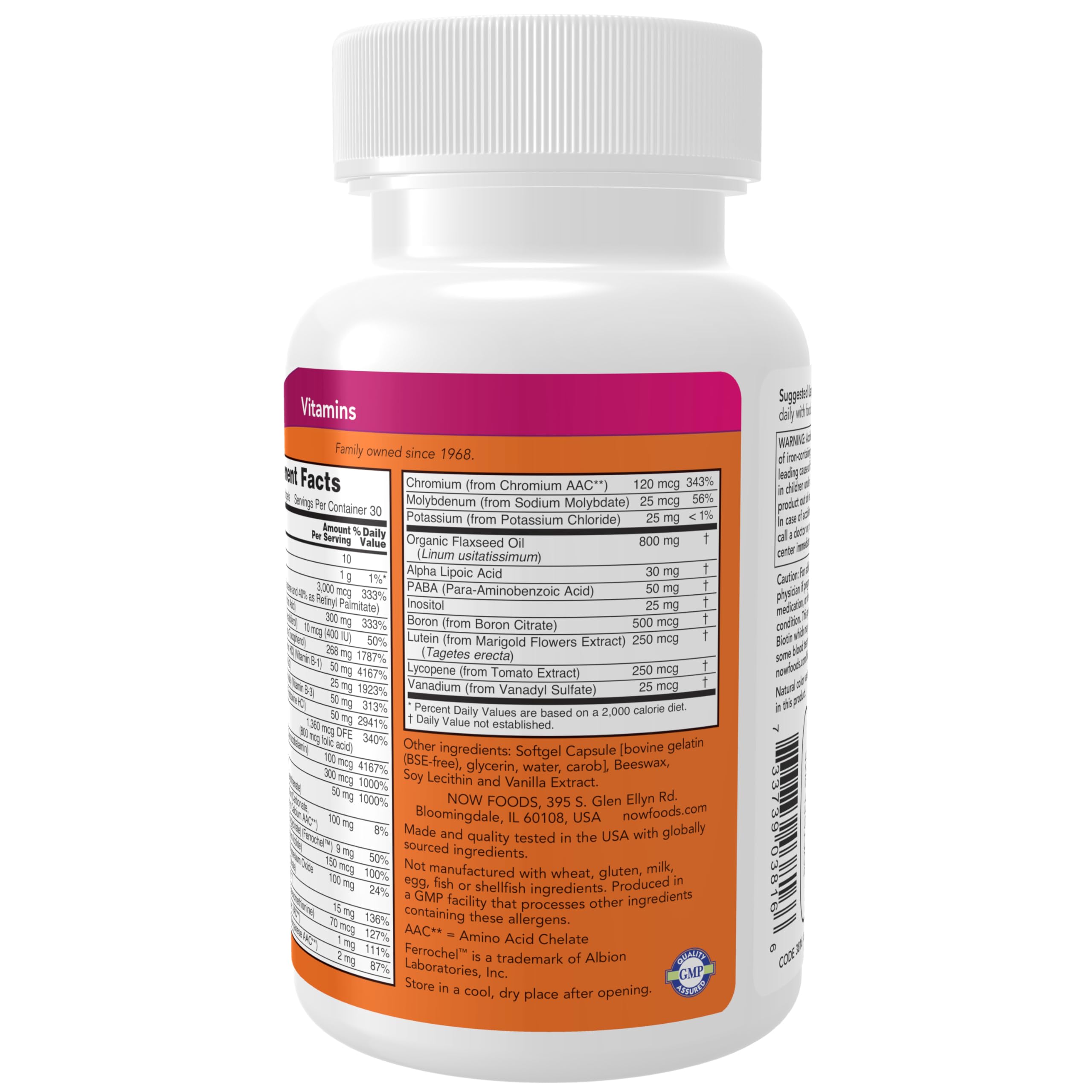 NOW Foods health support softgels