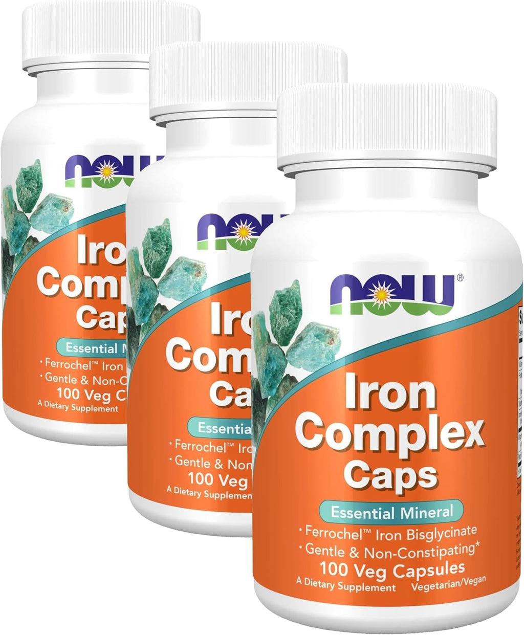 NOW Foods Iron Complex capsules