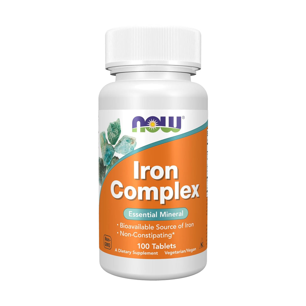 NOW Foods Iron Complex tablets