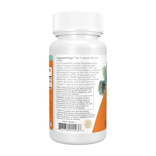 NOW Foods iron for immune health