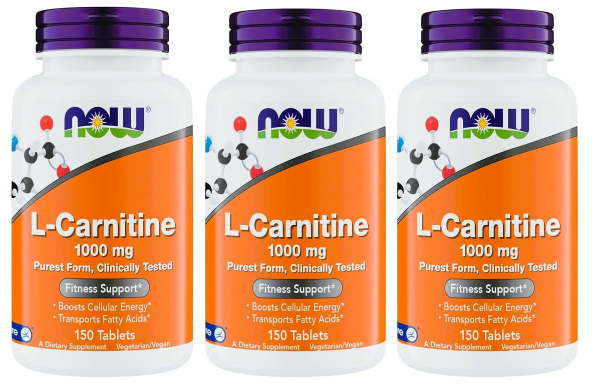 NOW Foods L-Carnitine 1000 mg tablets