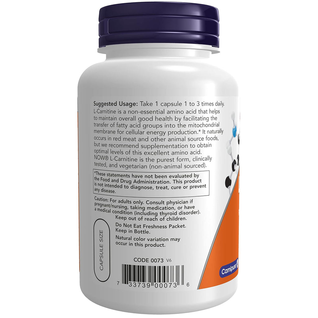 Now Foods l-carnitine for athletic performance