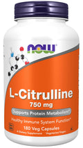 NOW Foods L-Citrulline 750 mg capsules