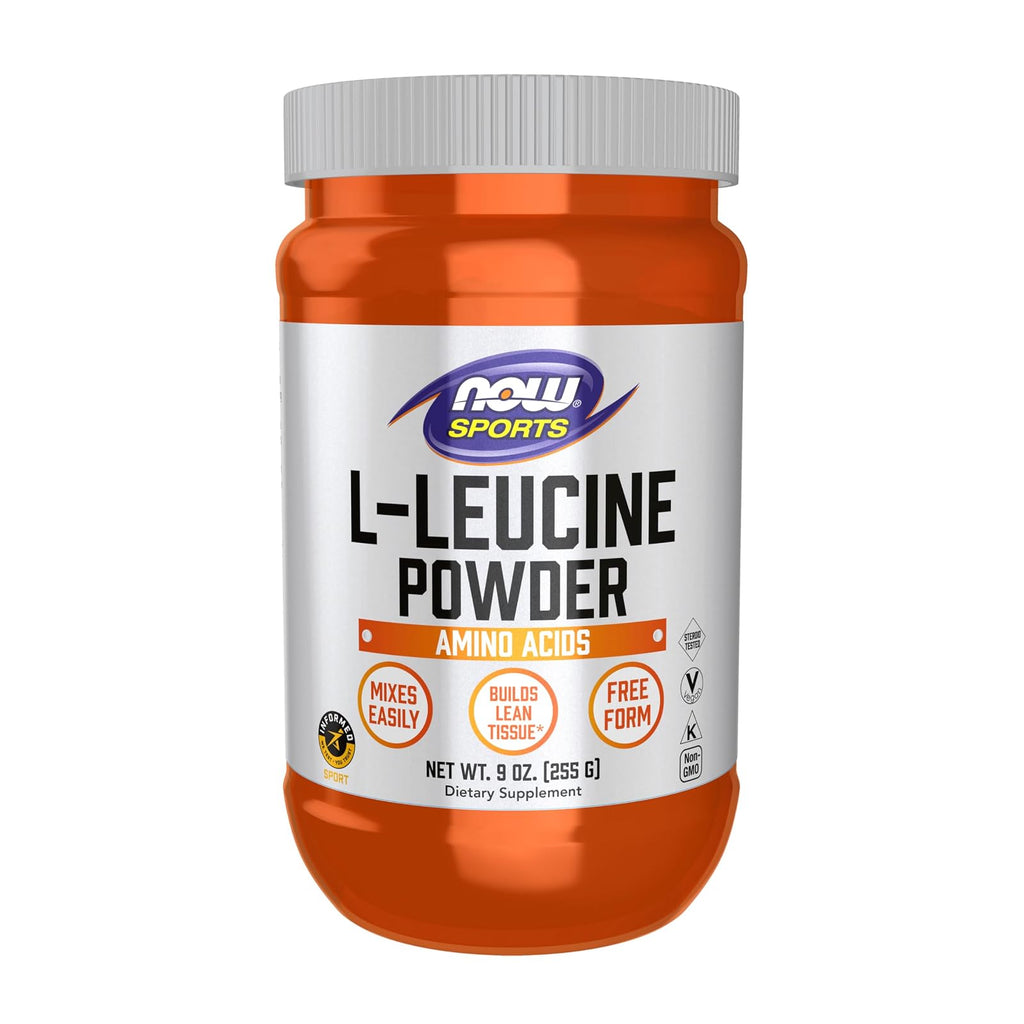 NOW Foods L-Leucine powder for muscle recovery
