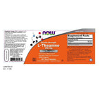 NOW Foods l-theanine supports stress relief