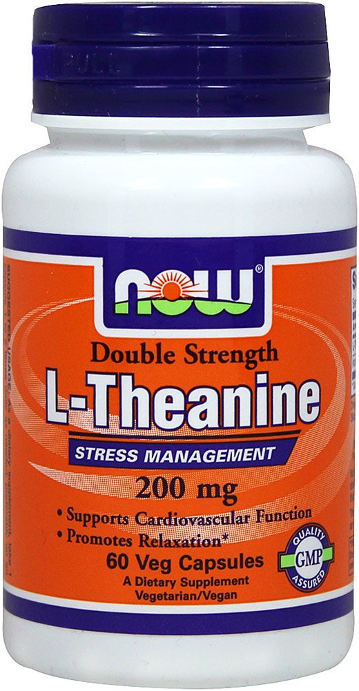 NOW Foods L-Theanine vegetarian capsules