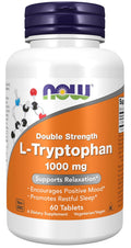 NOW Foods L-Tryptophan tablets for relaxation