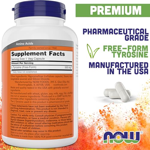 NOW Foods l-tyrosine supplement