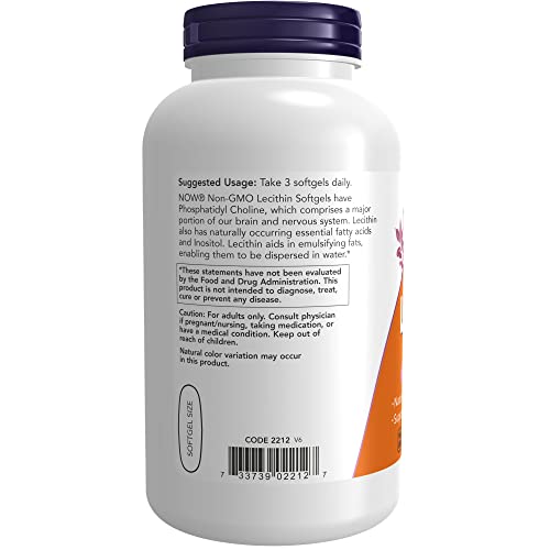 NOW Foods lecithin for brain support