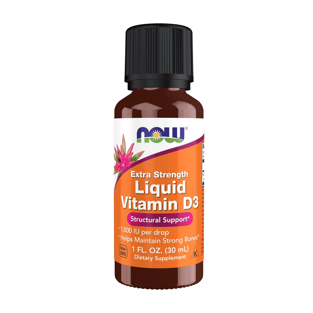 NOW Foods Liquid Vitamin D-3 benefits