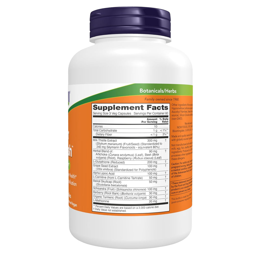 NOW Foods liver refresh supplement