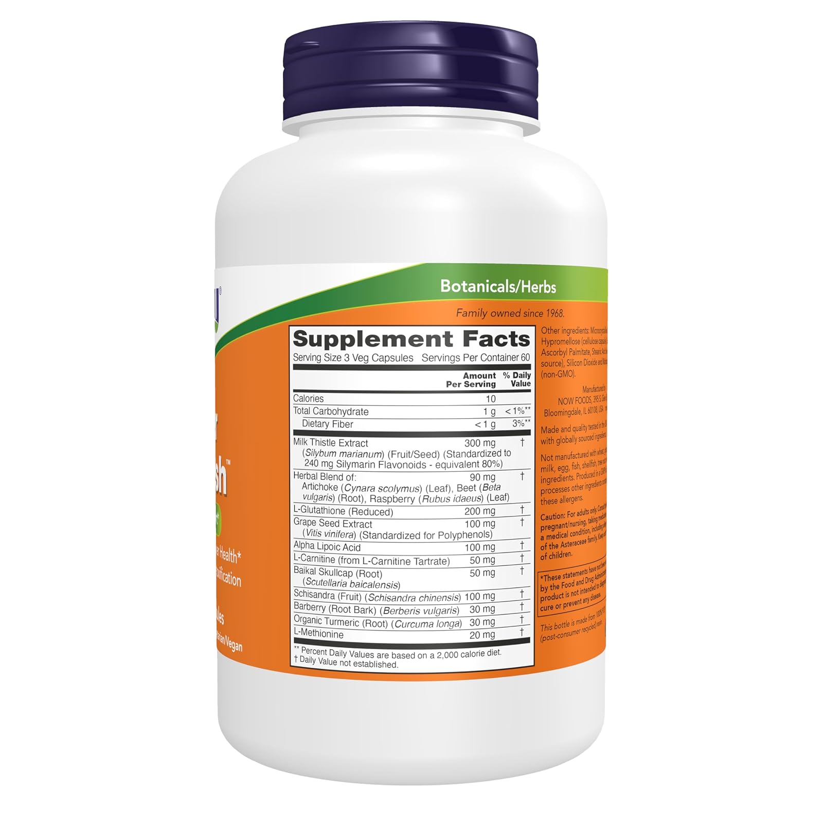 NOW Foods liver refresh supplement