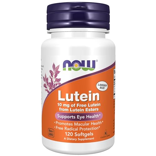NOW Foods Lutein softgels for eye health