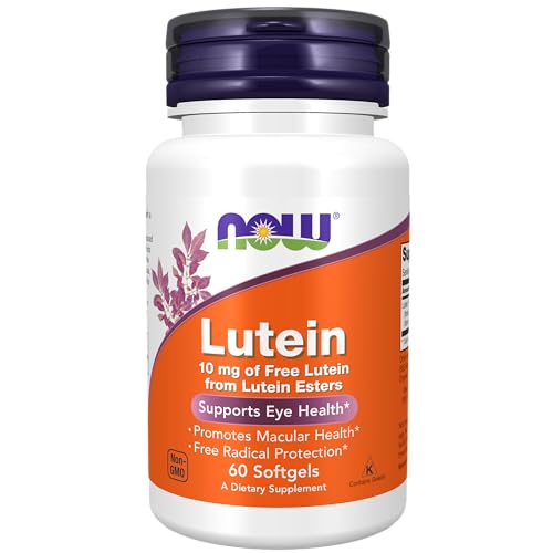 NOW Foods Lutein softgels for eye health