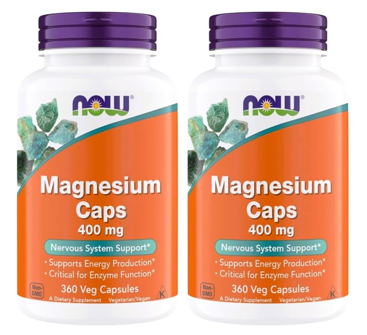 NOW Foods magnesium capsules for relaxation