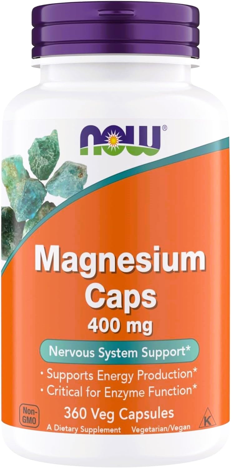 NOW Foods magnesium capsules for relaxation