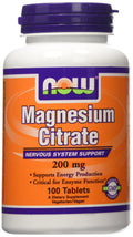 Now Foods magnesium citrate capsules for relaxation