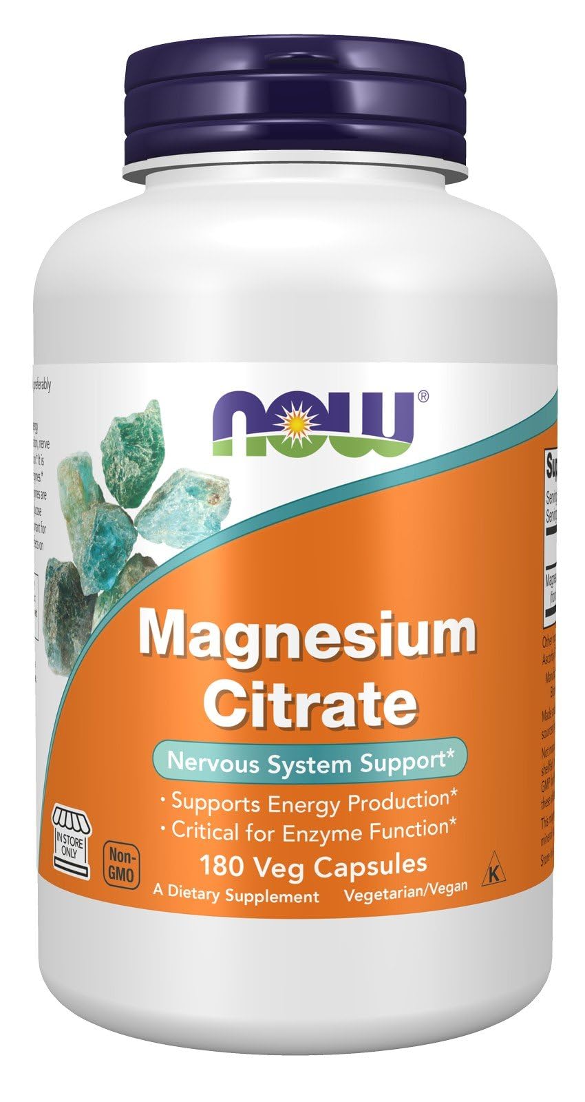 Now Foods magnesium citrate supplement