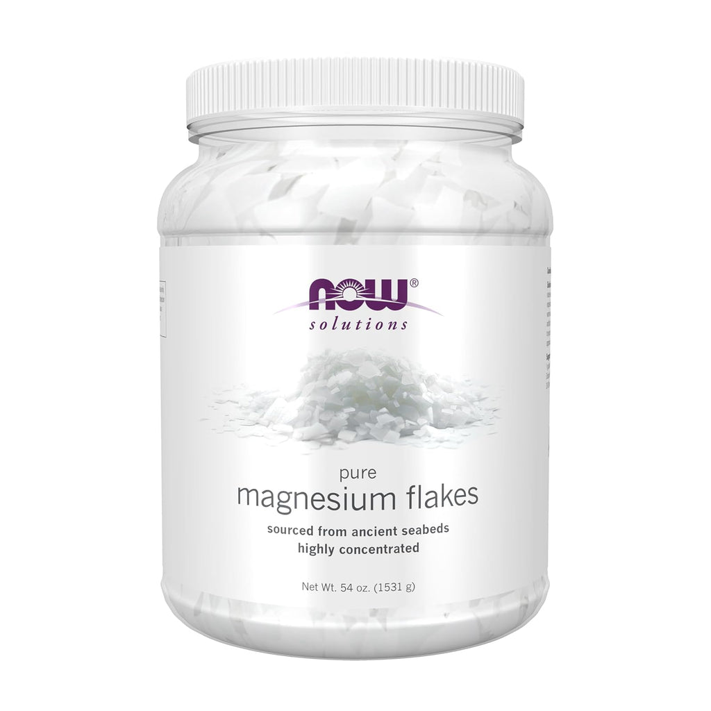 NOW Foods magnesium flakes for relaxation