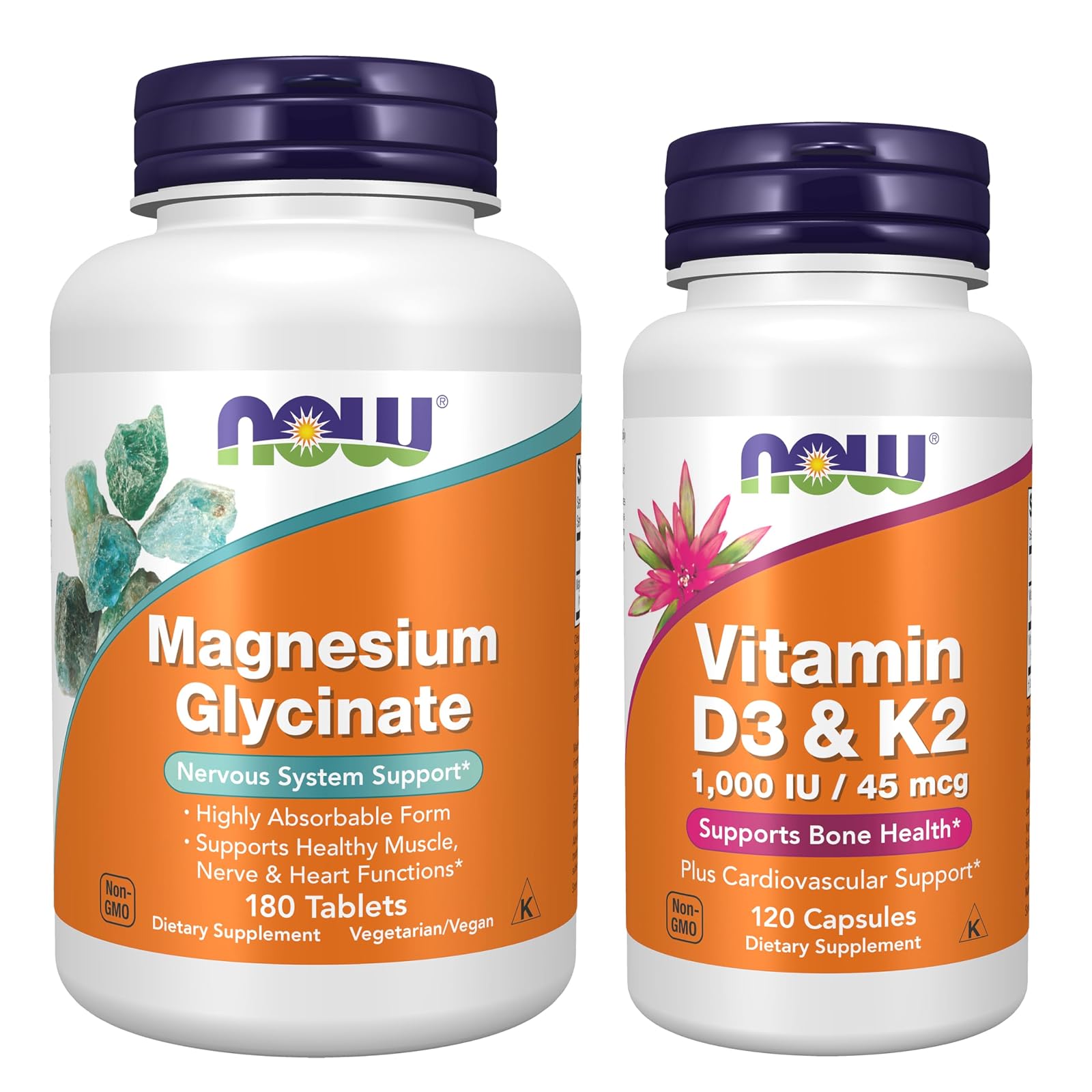 NOW Foods magnesium glycinate capsules