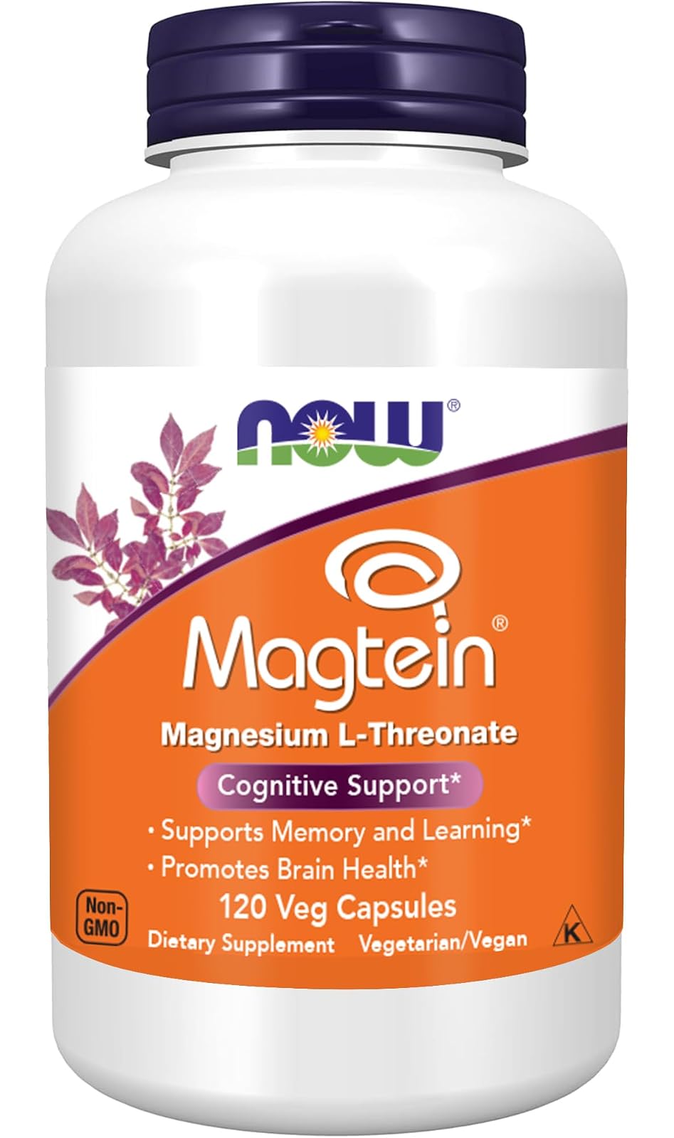 NOW Foods magnesium L-threonate capsules